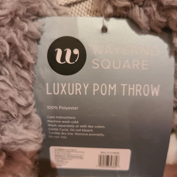 Wayland Square | Bedding | Luxury Pom Throw | Poshmark
